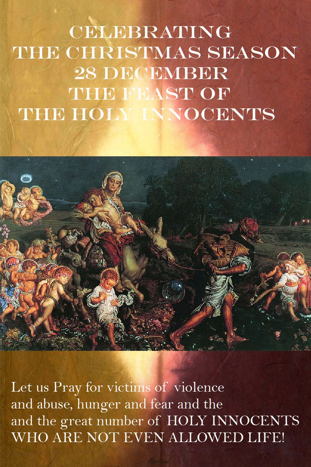 Celebrating the Christmas Season – 28 December: The FEAST of THE HOLY ...