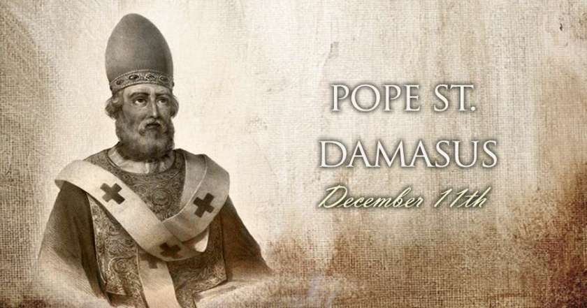 Saint of the Day – 11 December – St Pope Damasus I (c 305-384) – AnaStpaul
