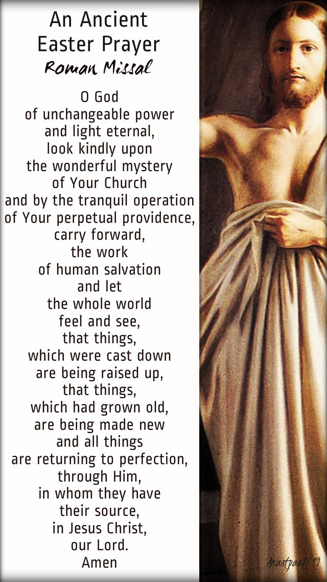 Our Morning Offering – 24 April – An Ancient Easter Prayer – AnaStpaul