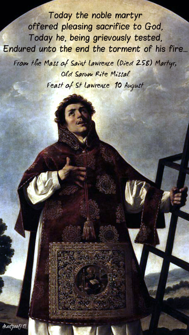 St Lawrence Martyr Quotes Saint Sebastian Icon Theophilia Catholic