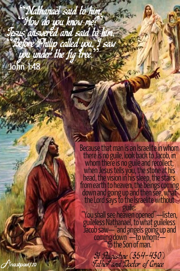 One Minute Reflection – 24 August – ” You shall see greater things than ...