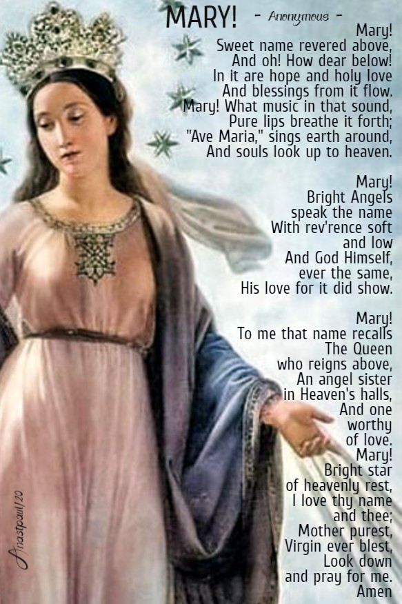 The HOLY NAME of MARY – AnaStpaul