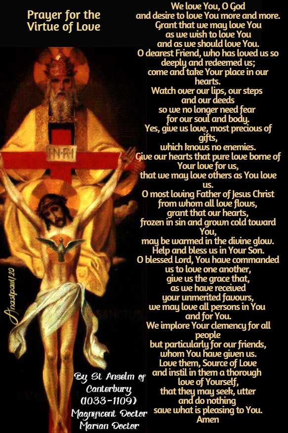 Our Morning Offering – 10 September – Prayer for the Virtue of Love By ...