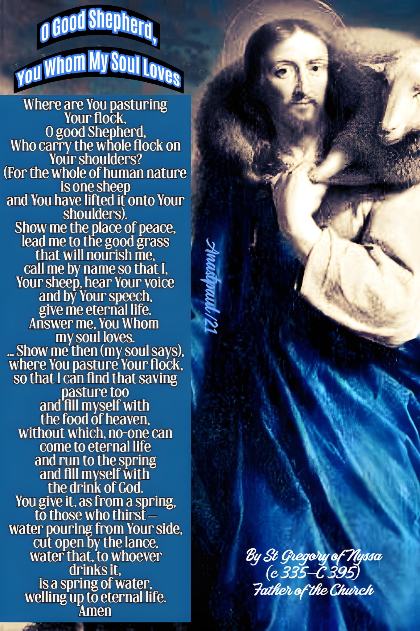 The GOOD SHEPHERD – AnaStpaul