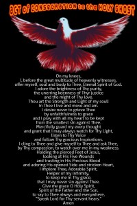 CONSECRATION Prayers – AnaStpaul