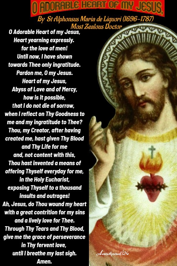 Our Morning Offering – 16 February – O Adorable Heart of my Jesus ...